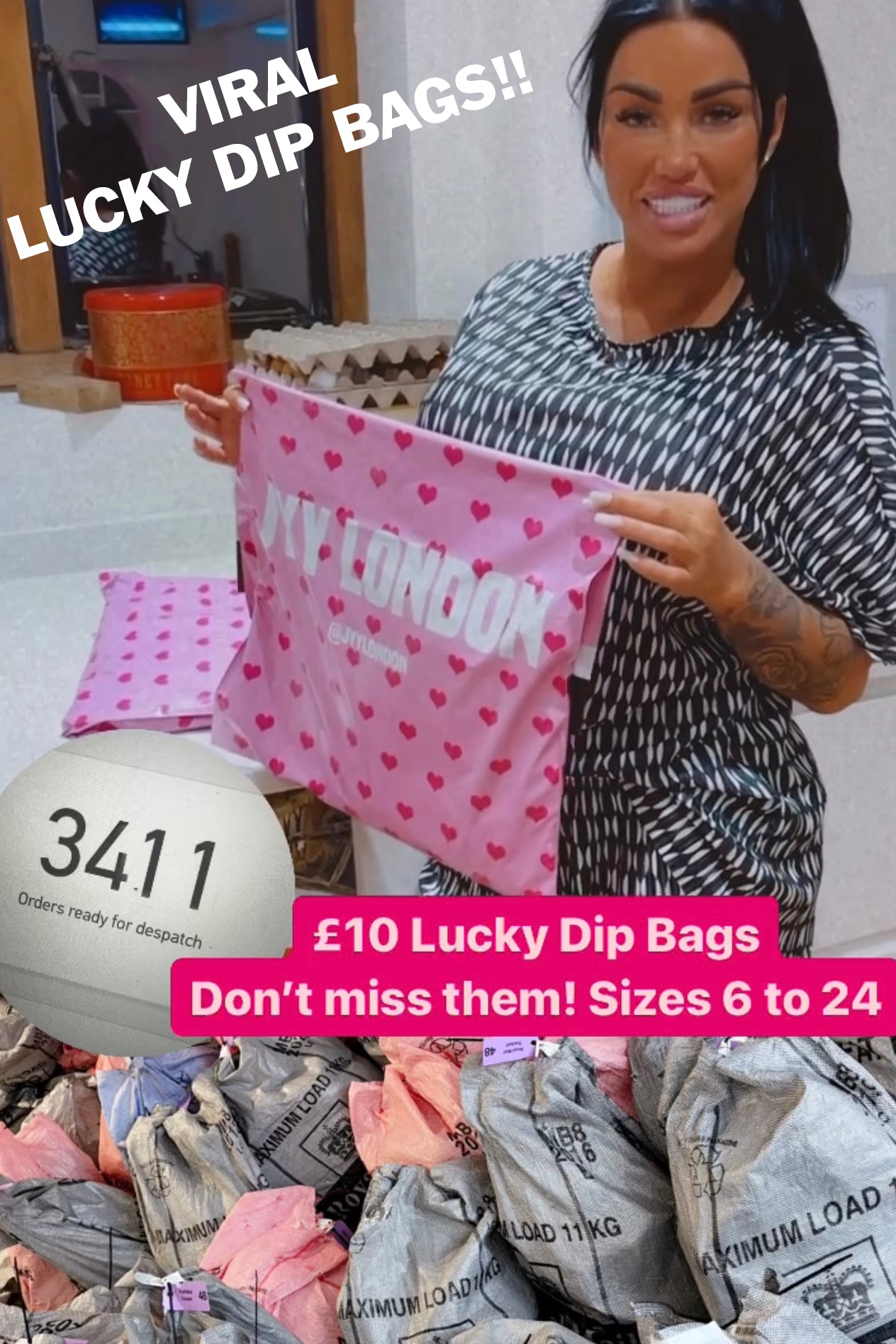 £10 Winter Lucky Dip Bag – JYY London