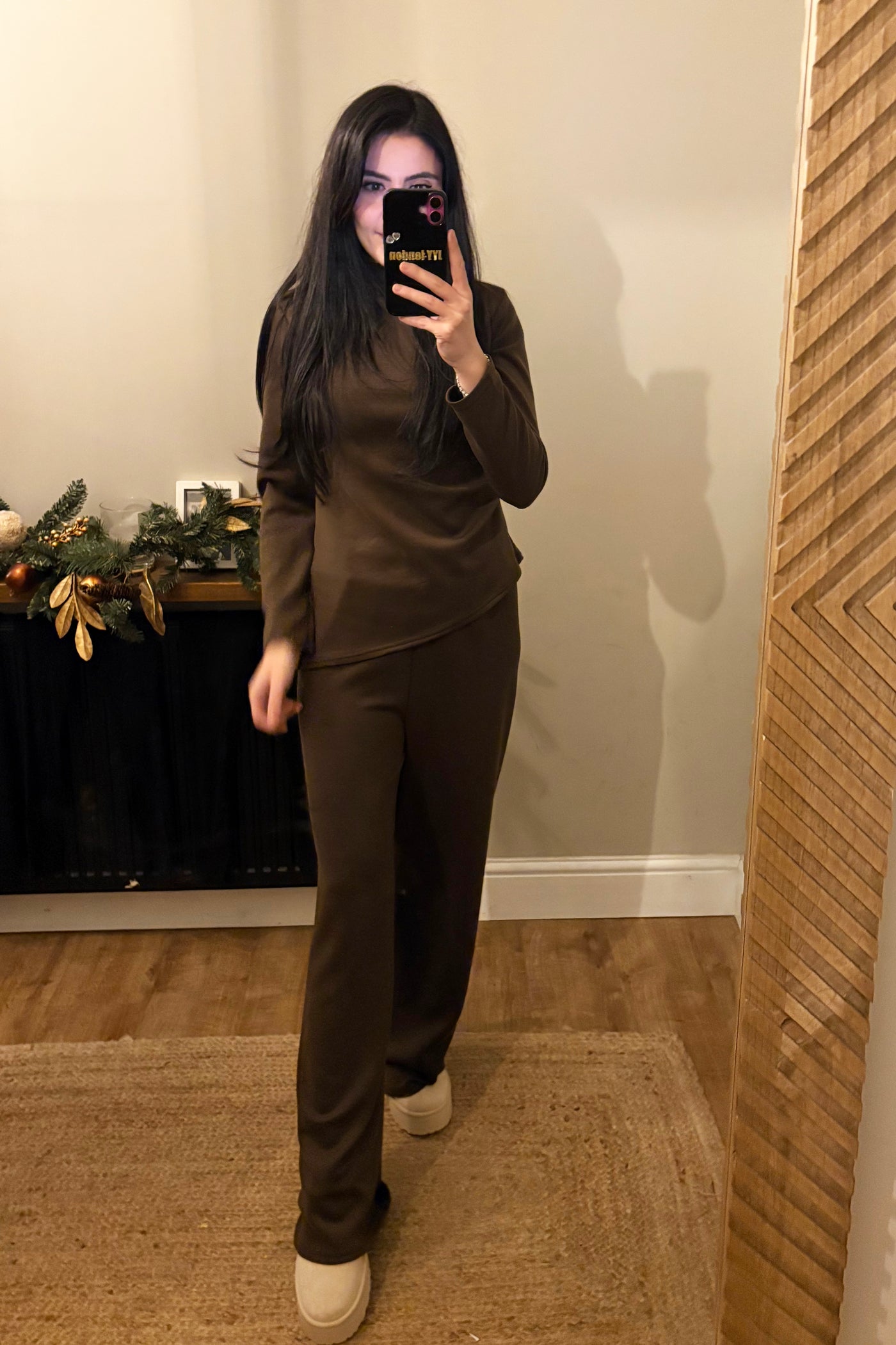 Asymmetric Lounge Set - Brown – JYY London